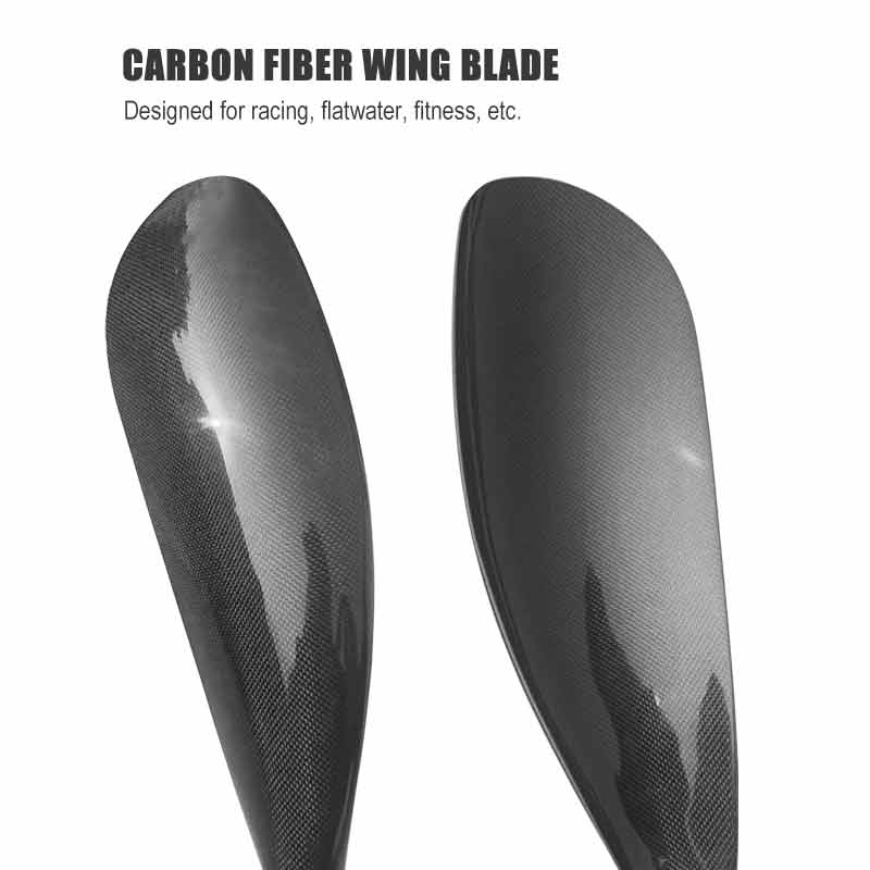 2-Piece Carbon Kayak Wing Paddle | Strong and Lightweight
