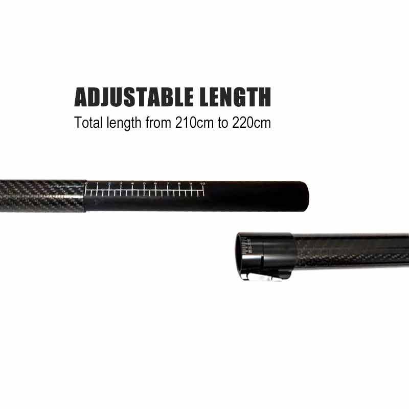 2-Piece Carbon Kayak Wing Paddle | Strong and Lightweight